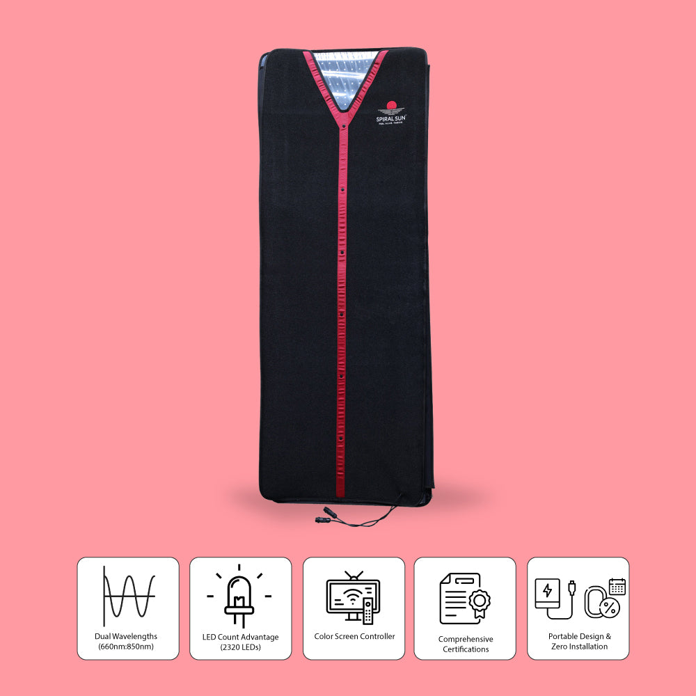 Red Light Therapy Pod XL | Full Body Pod | Spiral Sun™